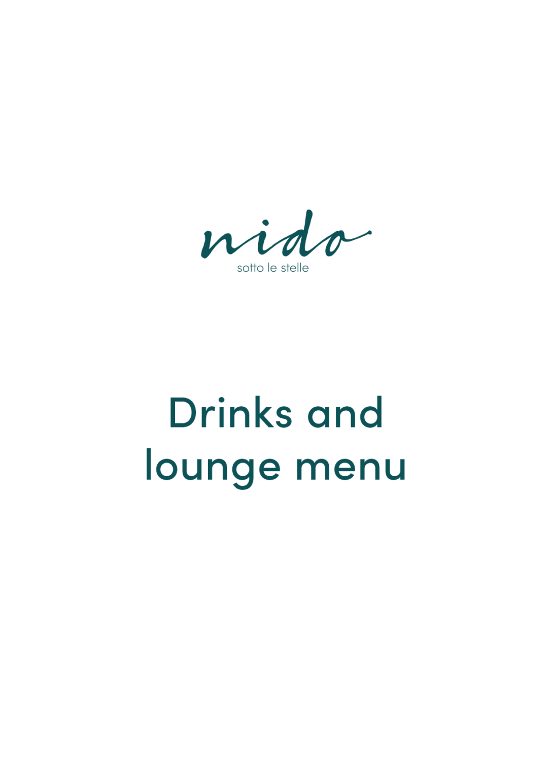 Nido Ristorante - alte nido seite