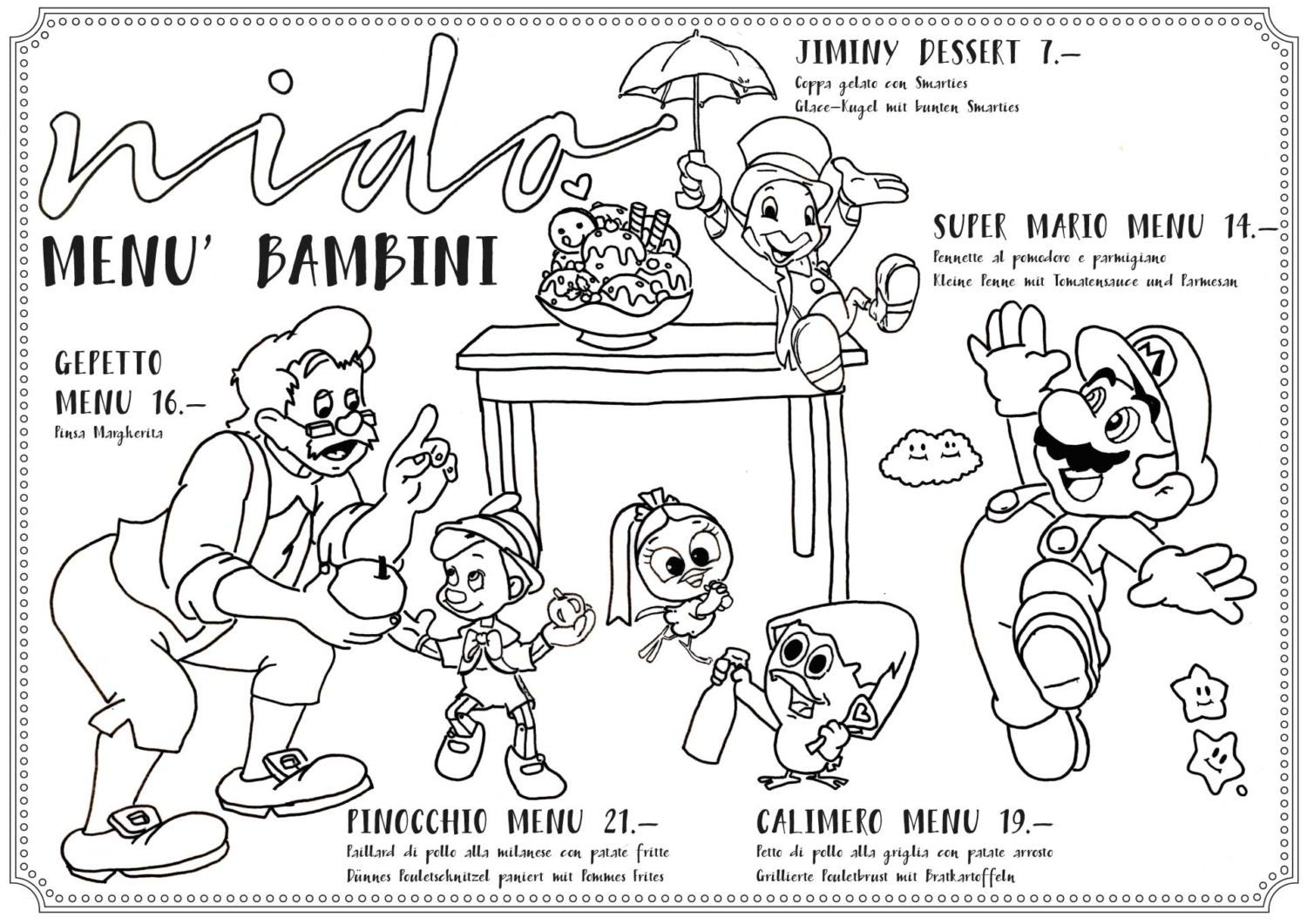 Nido Ristorante - alte nido seite